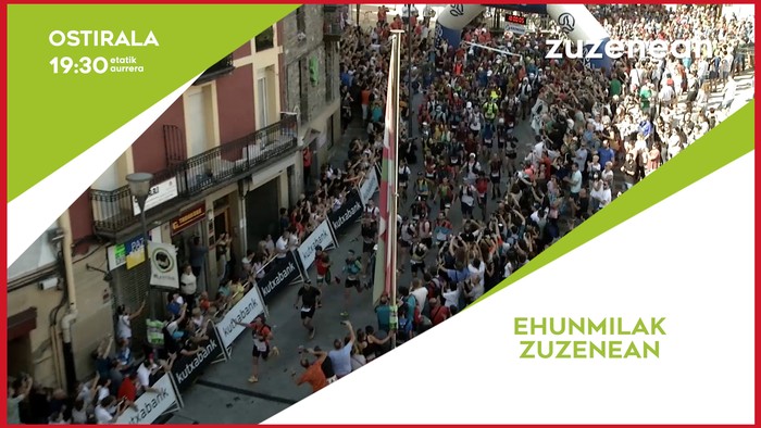 Jarraitu hemen Ehunmilak Ultra Trail zuzenean - Beasain - gitb.eus
